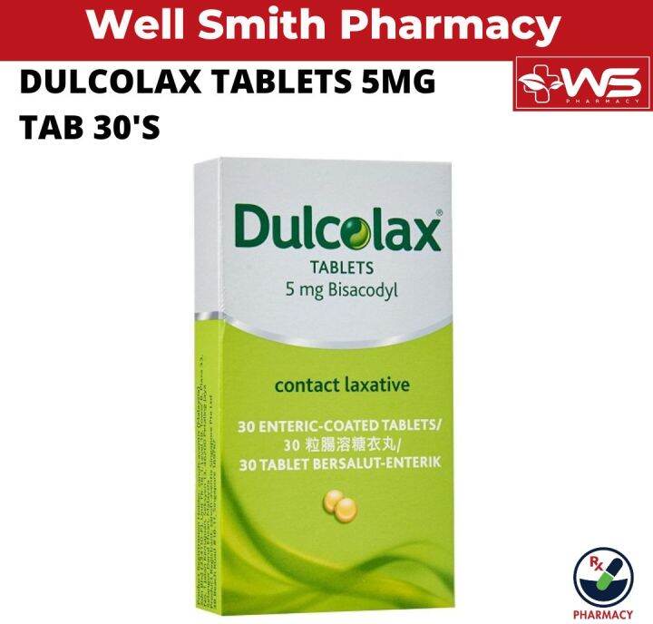 DULCOLAX TABLETS 5MG TAB 30'S | Lazada