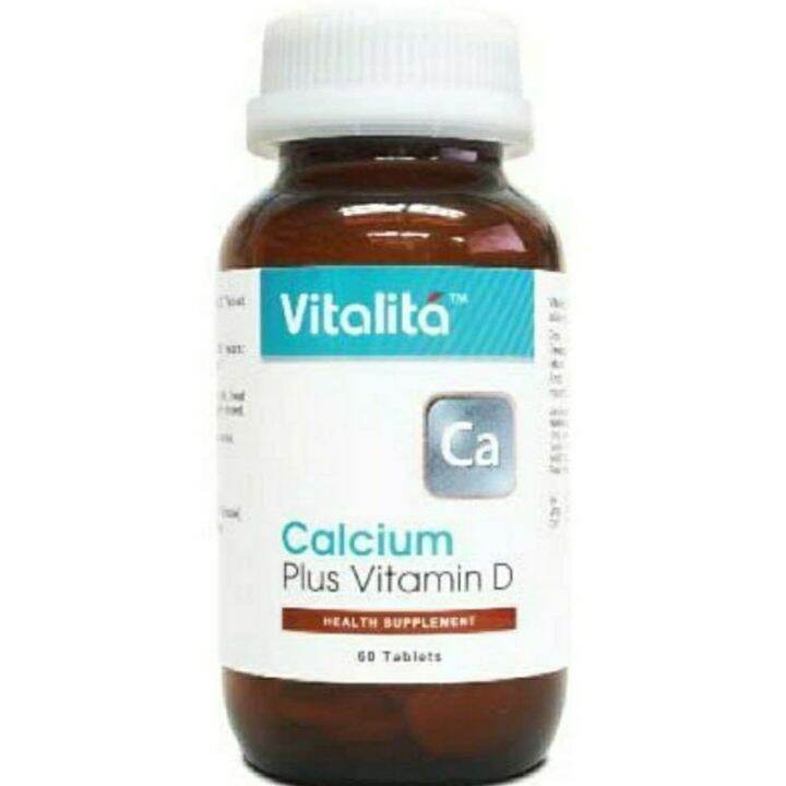 Vitalita Calcium Plus Vitamin D(60 Tablets) | Lazada