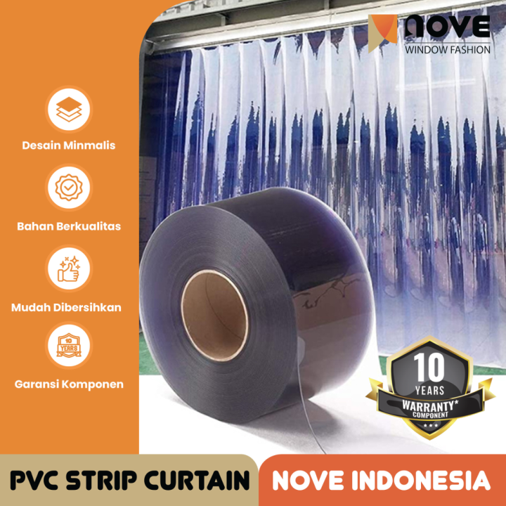 Nove Pvc Strip Curtain - Tirai Pvc Custom - Tirai Plastik PVC | Lazada ...