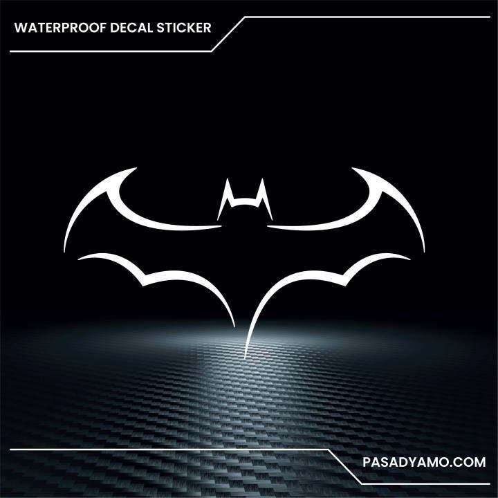 Batman Outline Sticker for Cars Motorcycles Laptops Skateboards 7 ...