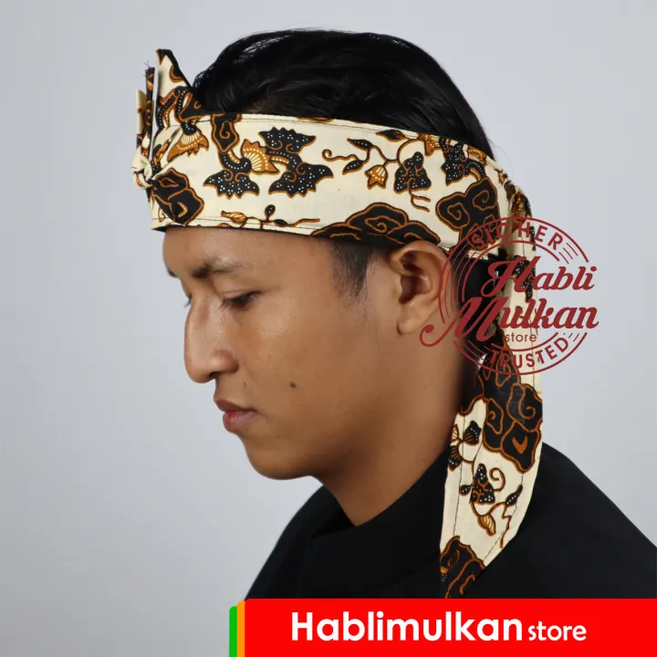Iket Kepala Praktis Sunda Jawa Batik Panji Semirang - Blangkon ...