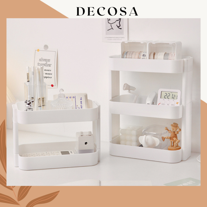 Kệ nhựa để bàn trang trí bàn học bàn làm việc | Lazada.vn