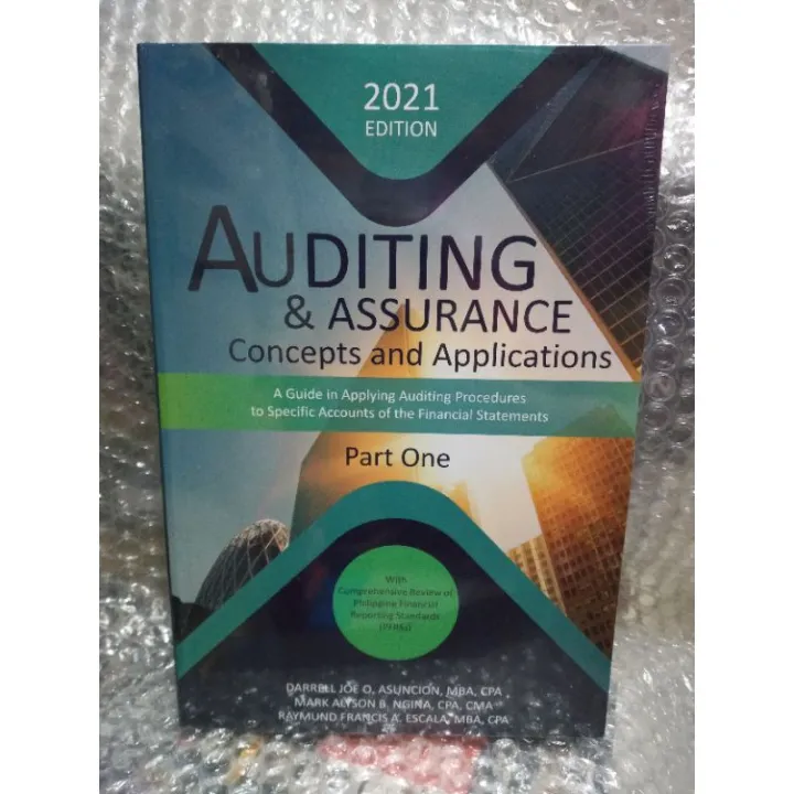 AUDITING & ASSURANCE CONCEPTS AND APPLICATIONS | Lazada PH AUDITING & ASSURANCE CONCEPTS AND APPLICATIONS | Lazada PH