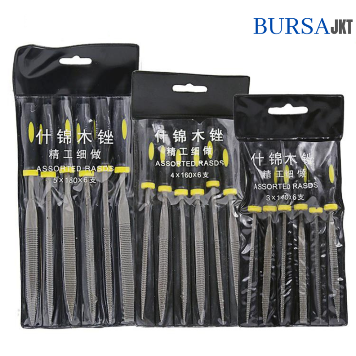 ALAT KIKIR BESI / MINI FILES SET 6IN1 3 - 5 INCH | Lazada Indonesia