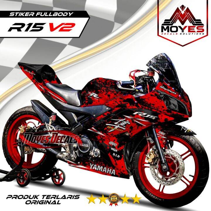 Stiker Fullbody R15 V2 Motif Hayabusa - Decal Stiker R15 V2 MYS576 ...