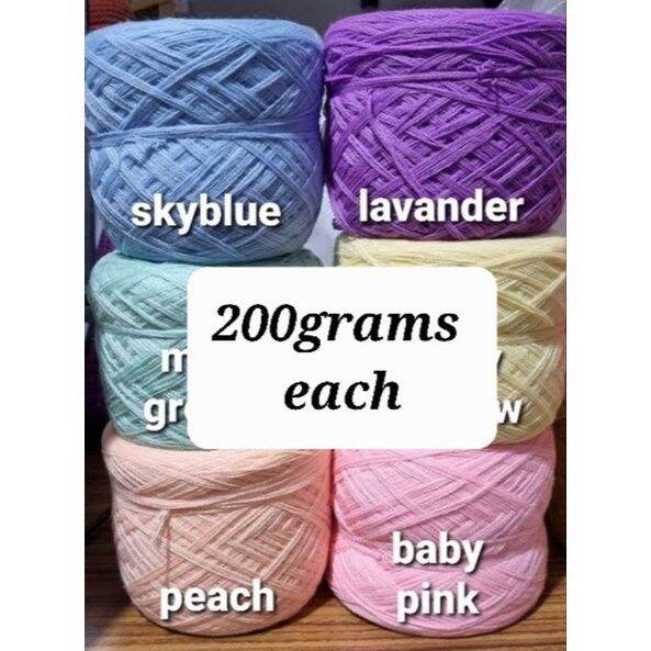 INDOPHIL Yarn 4ply Pastel setFIf | Lazada PH