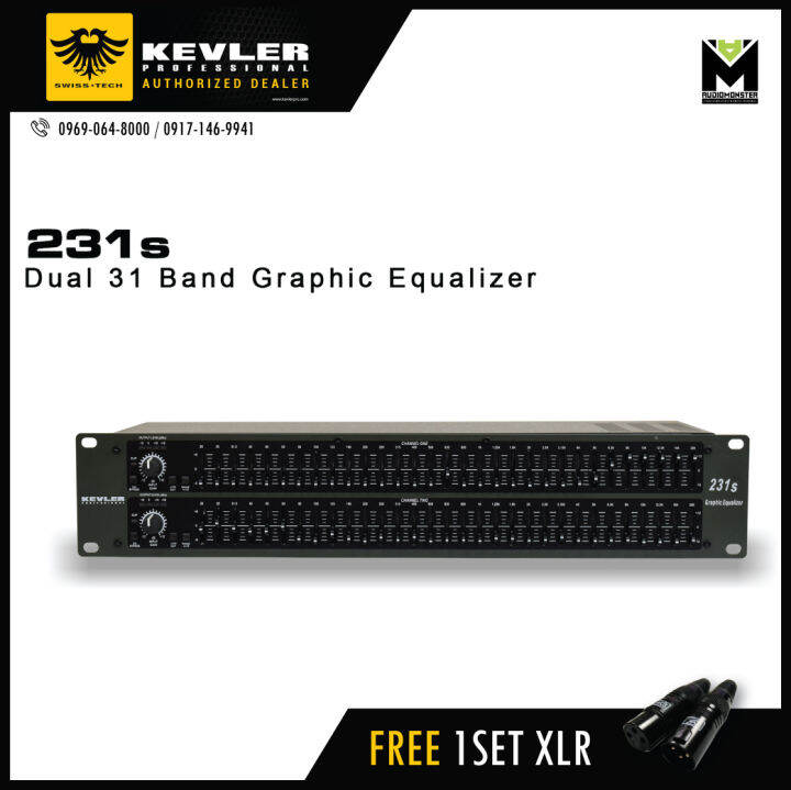 Kevler 231S Dual 31 Band Graphic Equalizer | Lazada PH