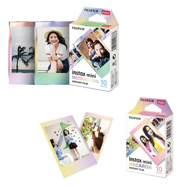 ☑ Fujifilm Instax Mini 11 8 9 film Two types of macarons Fuji instant ...