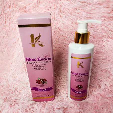 GLOW LOTION SMOOTH AND WHITE L-GLUTATHIONE HYALURONIC NIACINAMIDE ...