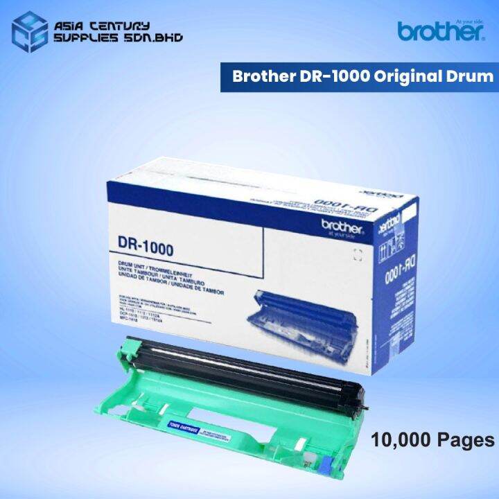 Brother DR-1000 / DR1000 Original Drum Cartridge | Lazada