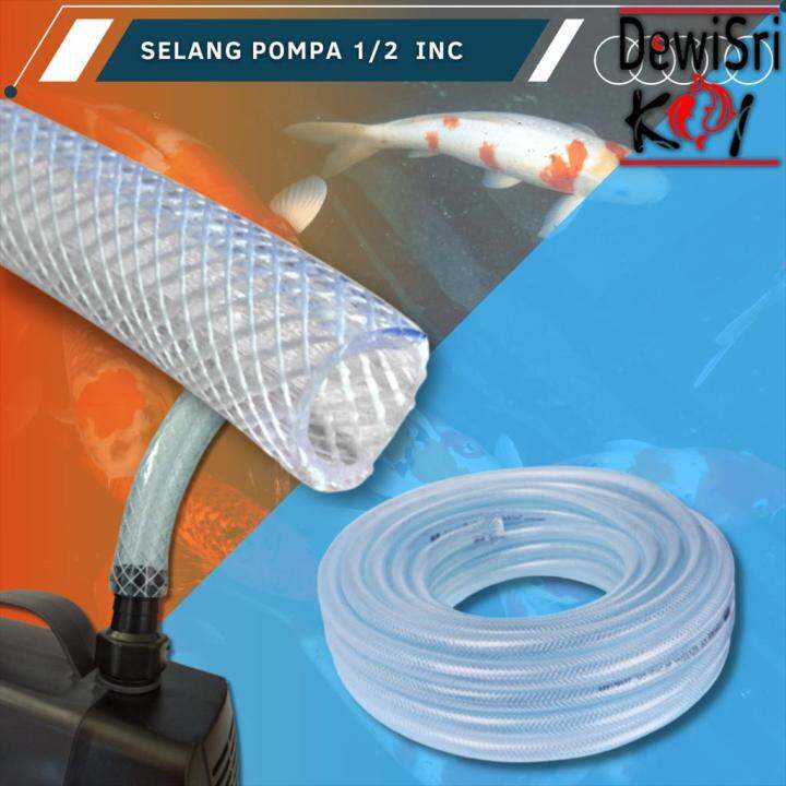 SELANG SERAT BENING FILTER CANISTER PER METER 1/2 INCH | AQUARIUM ...