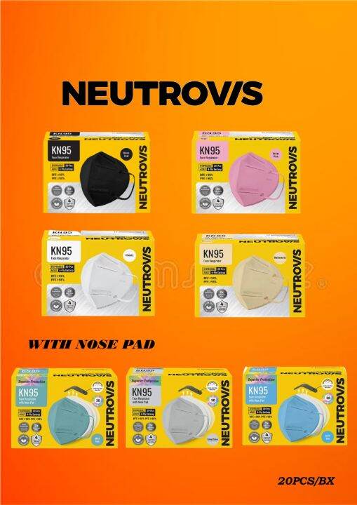 {Ready Stocks} NEUTROVIS KN95 Face Respirator *4ply | Lazada