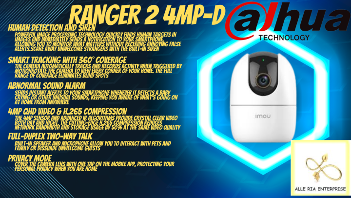 RANGER 2 4MP-D IPC-A42N-D 4MP WIFI CAMERA IMOU DAHUA A42N | Lazada PH