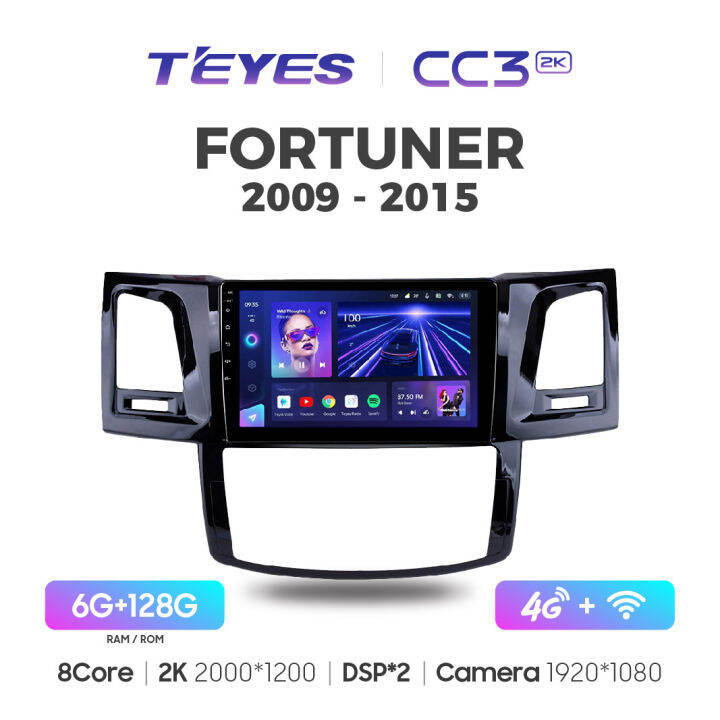 TEYES CC3 2K (Official) 9inch TOYOTA FORTUNER (2009 - 2015) Android Head Unit / The Best Android ...