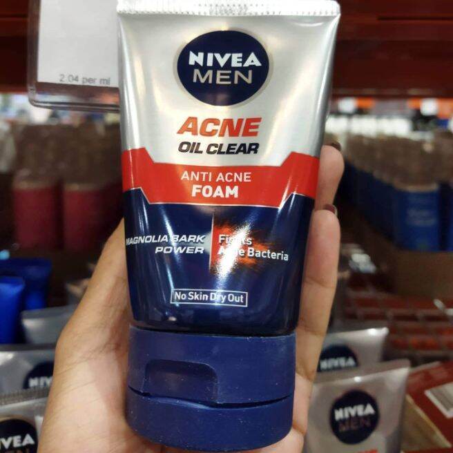 NIVEA ANTI-ACNE FACIAL WASH, acne oil clear ( 100 grams) | Lazada PH