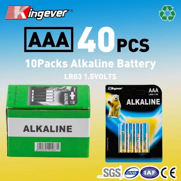 Kingever Extra Heavy Duty AAA LR03 Alkaline polar bear Battery | Lazada PH