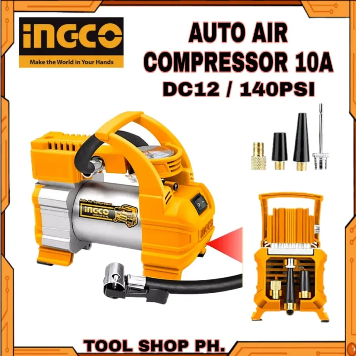 INGCO Original Auto Air Compressor DC 12V AAC1408 | Lazada PH