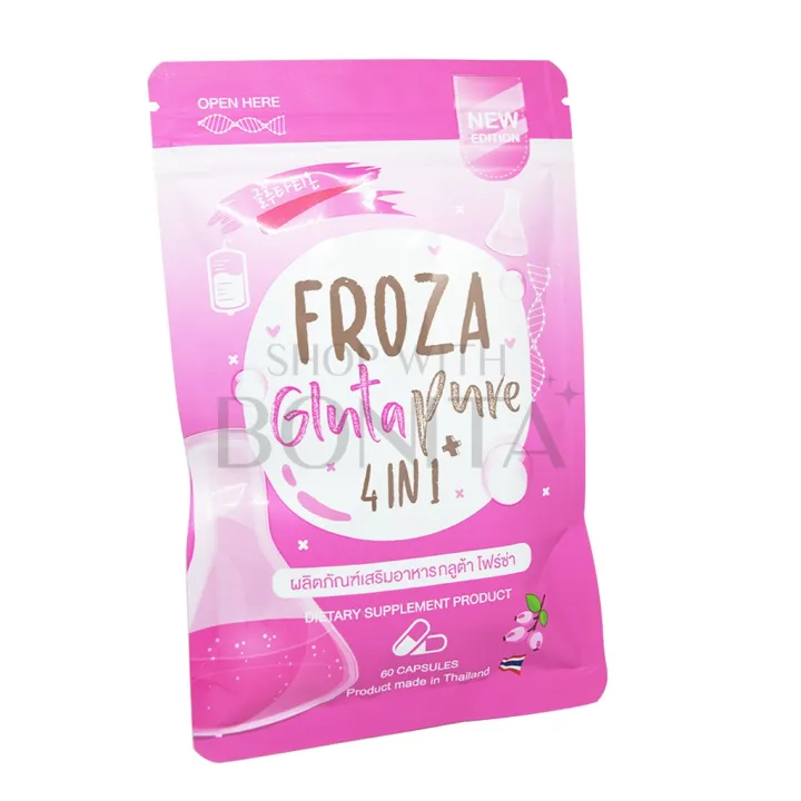 [AUTHENTIC] FROZA GLUTA PURE CAPSULE 4IN1 60 CAPSULE | Lazada PH