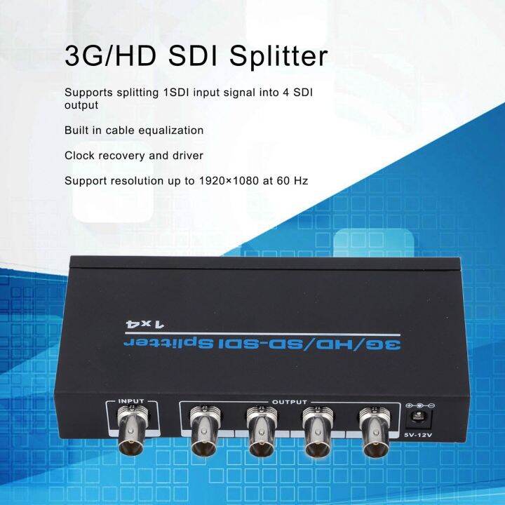 SDI 1X4 Splitter Long Distance Output Signal Split SDI Distributor for ...
