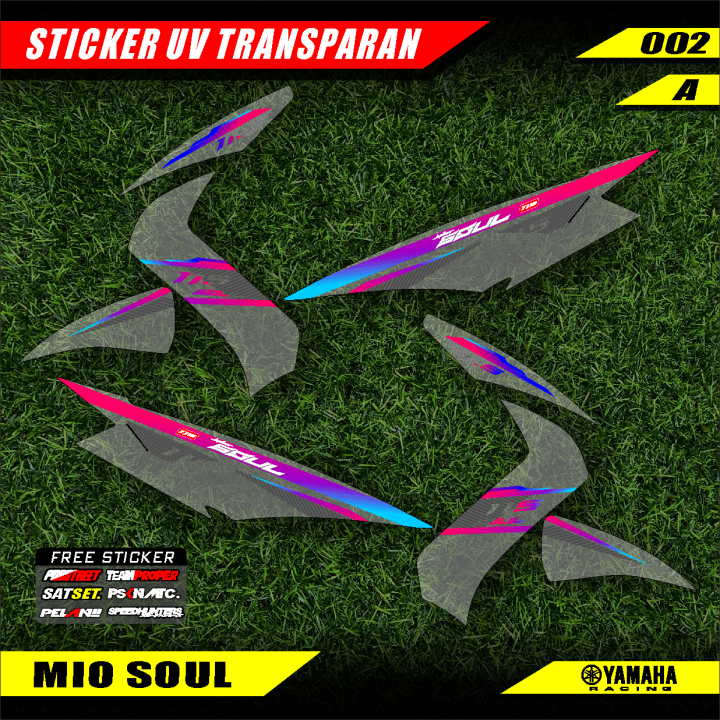 STRIPING TRANSPARAN MIO SOUL VARIASI LIST MOTOR DESAIN MINIMALIS GPC ...