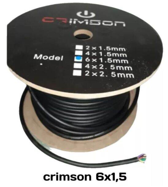 (per 20 Meter) Kabel spiker/kabel speaker isi 6 crimson 6x1,5 | Lazada ...