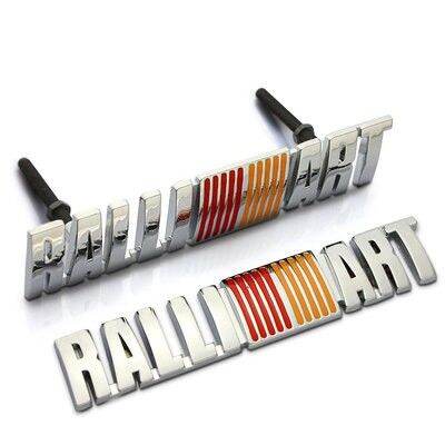 EMBLEM LOGO RALLIART FRONT GRILL MITSUBISHI LANCER MIVEC PROTON WIRA ...