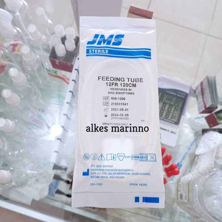 FEEDING TUBE JMS FR 12 / ALAT BANTU MAKAN / SELANG NASOGASTRIC TUBE ...