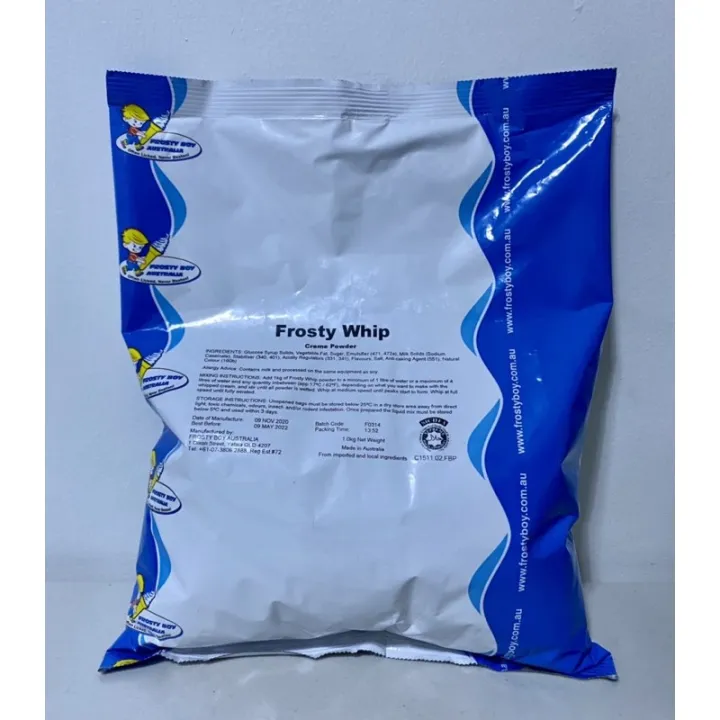 FROSTY BOY Whip Cream Powder 1kg | Lazada PH