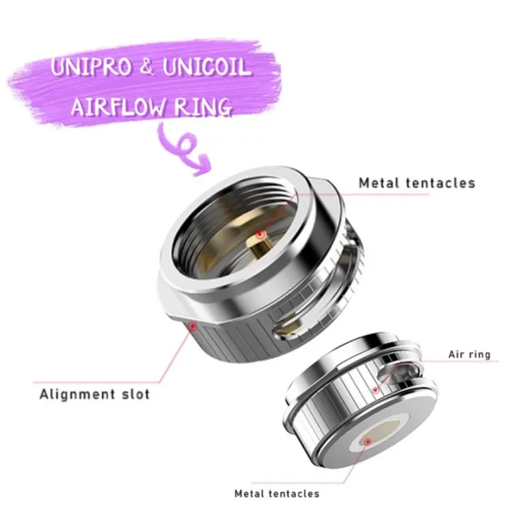 VAPE Oxva Unicoil Airflow Ring Unipro Replacement for Velocity Origin ...