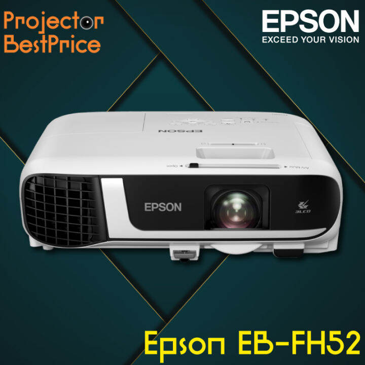 Epson EB-FH52__(Full HD / 4000 ANSI Lumens) รับประกันเครื่อง 2 ปีเต็ม | Lazada.co.th
