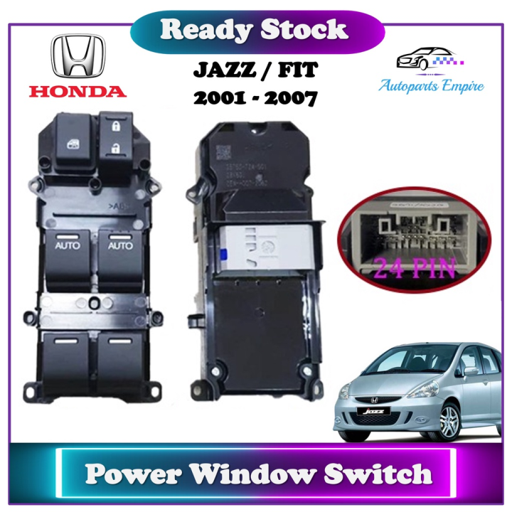 Honda Jazz / Fit 】 Main Power Window Switch ( T5A GK / 2014 - 2017 ...