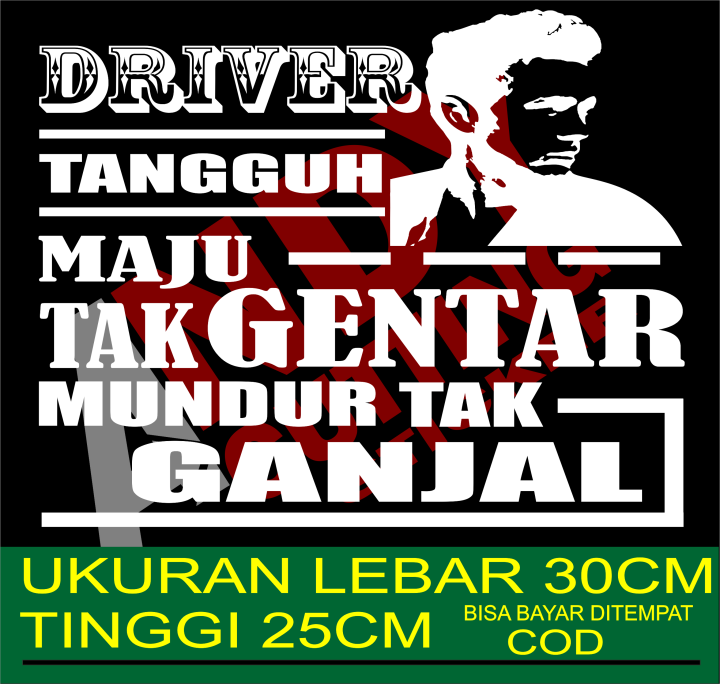 Stiker Mobil Variasi Kaca Bodi Samping Kata-kata Truk Canter Pick Up ...