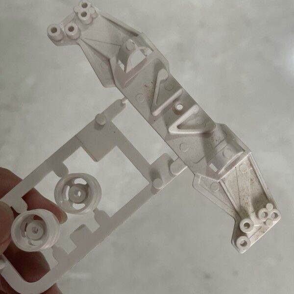 Rep Tamiya Center Wings Super II Chassis / Sayap Tengah S2 White PS808 ...