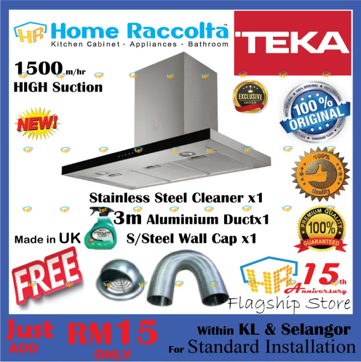 Teka DSI90AD Cooker Hood 90cm Chimney DSI 90 AD +Gifts | Lazada