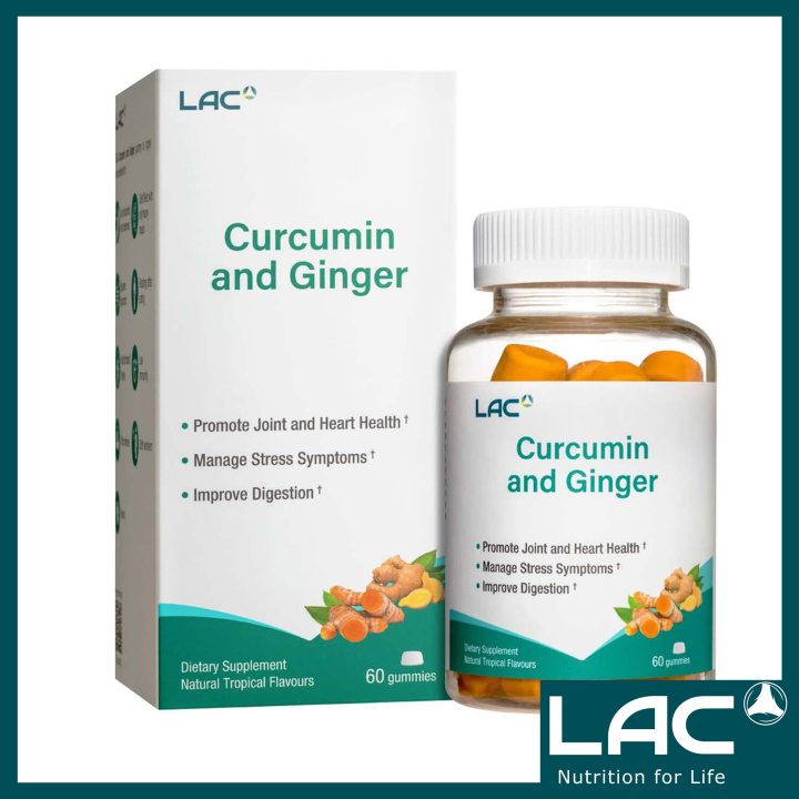 LAC Curcumin and Ginger 60 gummies (best by: July 2024) | Lazada PH