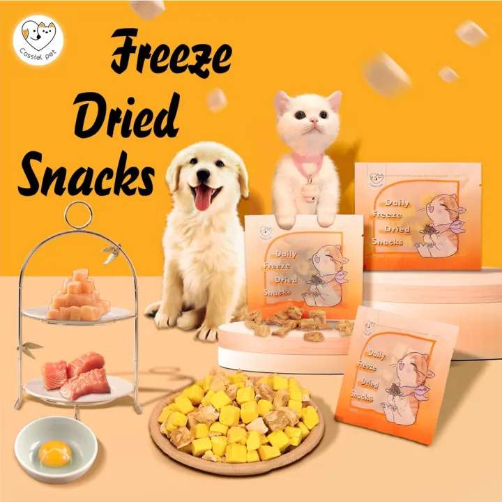 SALONI CENTER x CASSIEL PET Freeze Dried Meat Pet Snacks (5g)/Dog cat ...