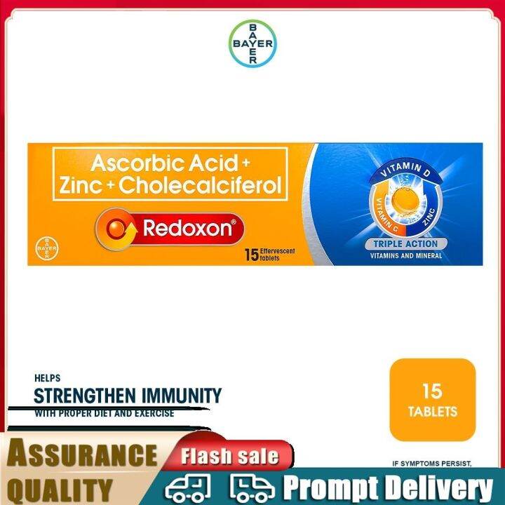 Redoxon Immunity Booster Triple Action Effervescent Tablet | Lazada PH
