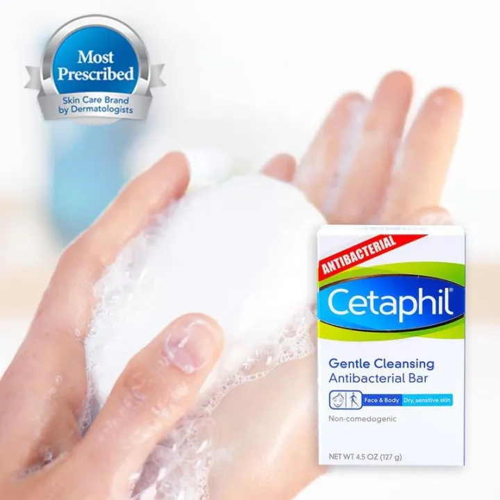 Cetaphil Gentle Cleansing Antibacterial Soap Bar 127g Lazada Ph