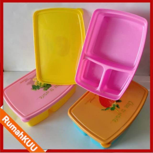 TEMPAT MAKAN / KOTAK MAKAN / LUNCH BOX SEGI / TEPAK MAKAN JUMBO CALISTA ...