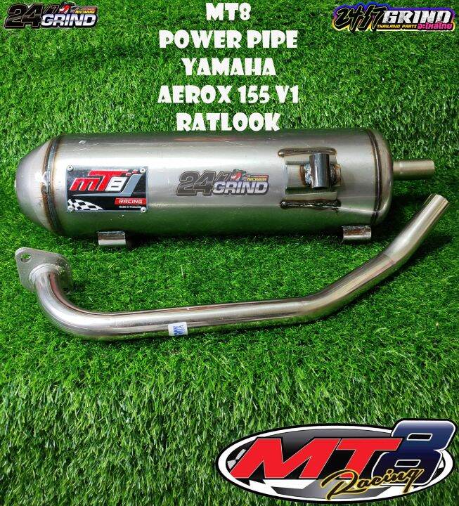 MT8 POWER PIPE YAMAHA AEROX V1 RATLOOK THAILAND MADE | Lazada PH