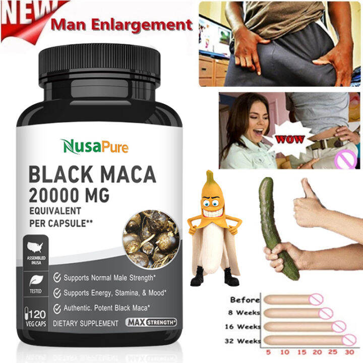 Black Maca Root 20,000 mg Maximum Strength, 40:1 Extract, Nagpapabuti ...
