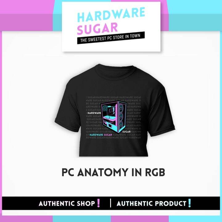 【COD】 Hardware Sugar PC Anatomy T-shirts in RGB | Lazada PH