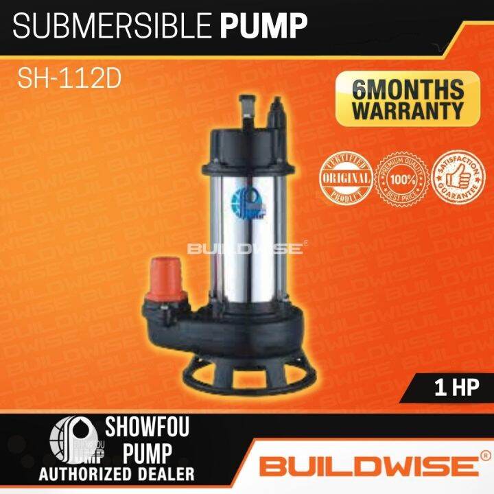 Showfou Submersible Pump 1HP SH-112D「BUILDWISE®」 | Lazada PH