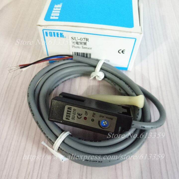 SU-07R FOTEK NPN + PNP NO Photoelectric Switch U ประเภทสีแดง MARK ...