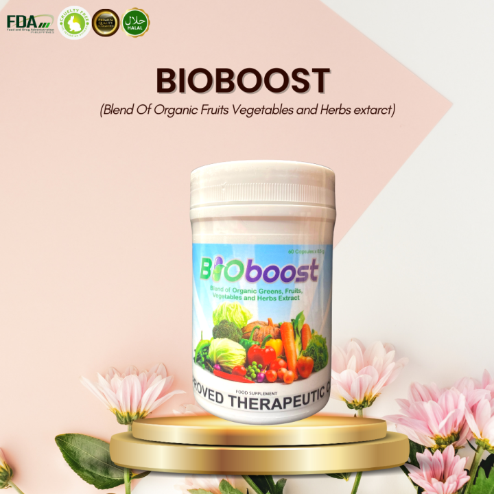 Original 100% Bioboost Blend of Organic Greens, Fruits, Vegetables and Herbs Extract Food ...