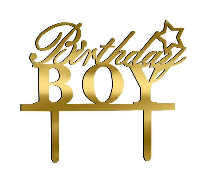 Birthday Boy Cake Topper | Lazada PH
