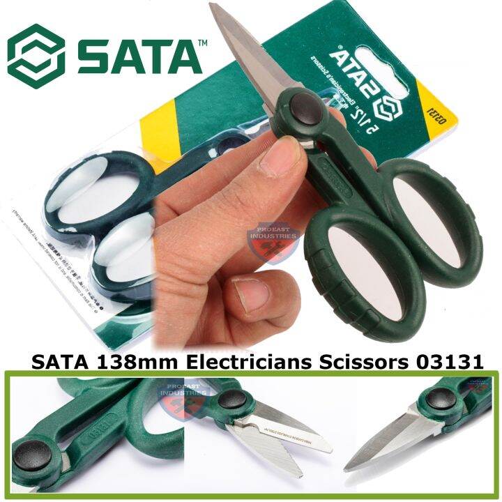 SATA 138mm Electricians Scissors 03131 | Lazada