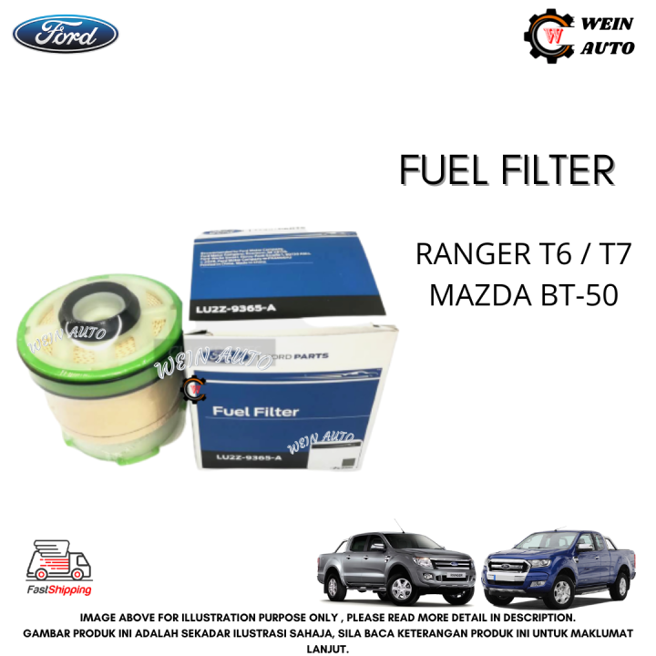 FORD GENUINE PARTS FUEL FILTER PAPER TYPE FOR FORD RANGER T6 / T7 ...