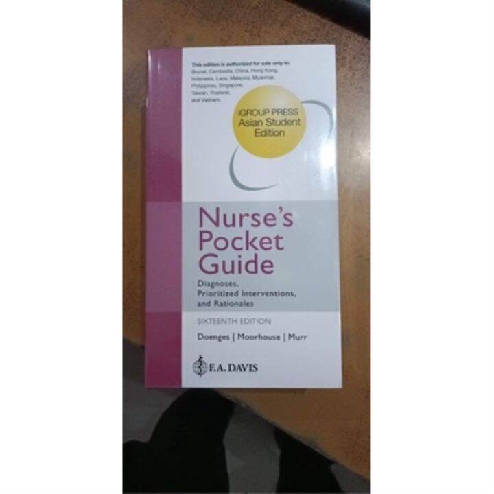 (NANDA) NURSE'S POCKET GUIDE Diagnoses Prioritized Interventions and ...