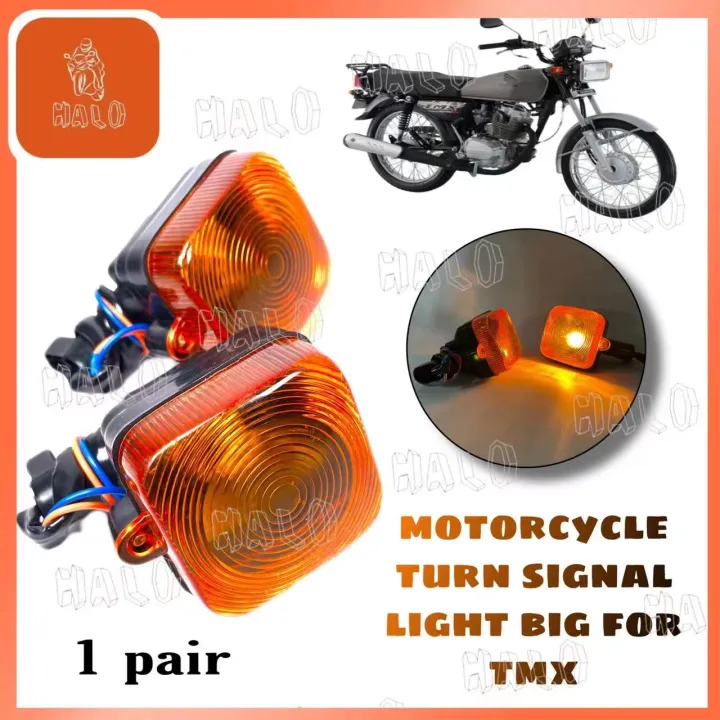 [HALO MOTOR] MOTORCYCLE SIGNAL LIGHT (BIG) FOR TMX 3 COLOR | Lazada PH